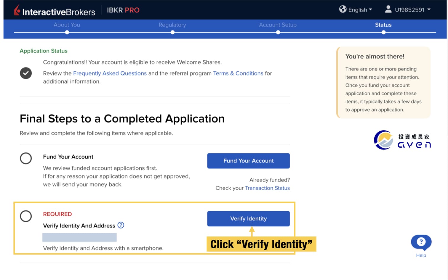 Interactive Brokers Open Account｜$1000 Sign-Up Bonus $1000｜IBKR Create Tutorial-Caven投資成長家